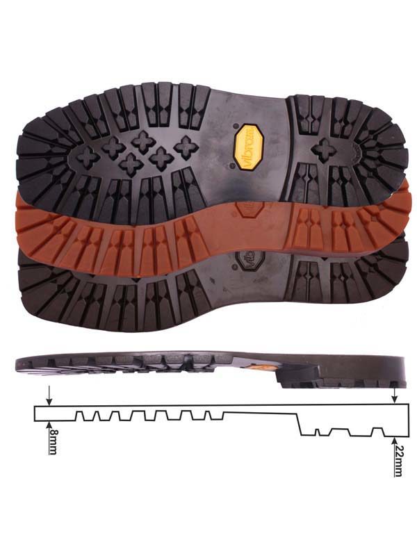 VIB 1136 ROCCIA BLOCK ΣΟΛΑ 41-48 ΜΠΕΖ - vibram.gr
